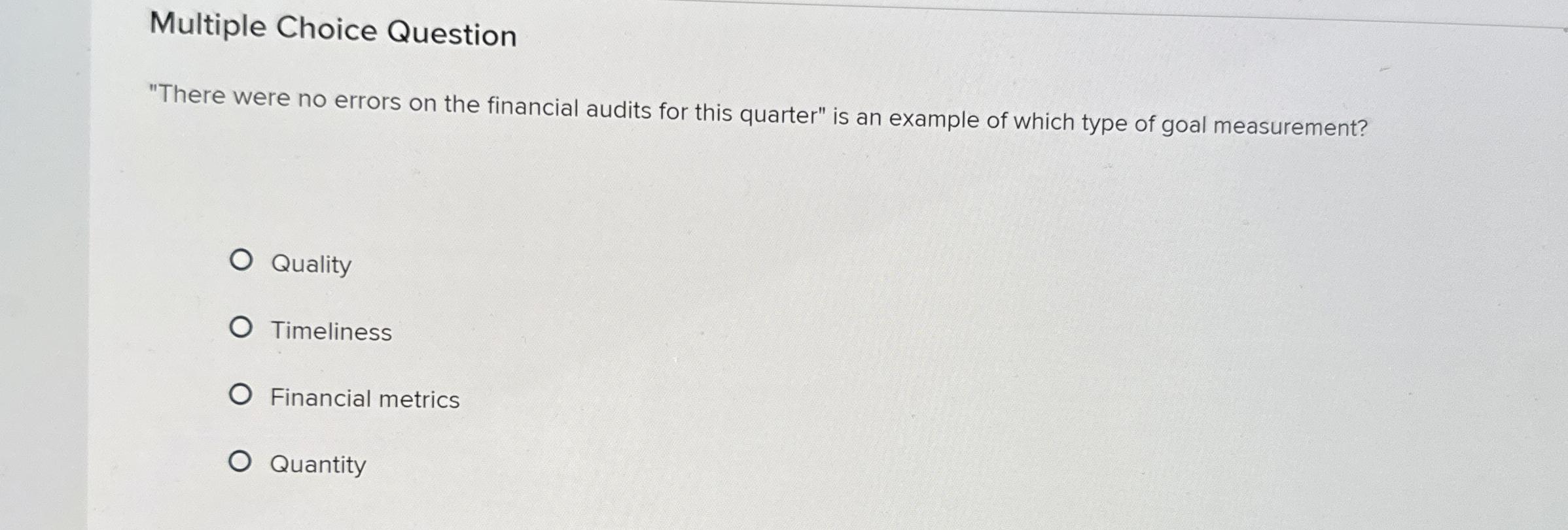Solved Multiple Choice Question"There were no errors on the | Chegg.com