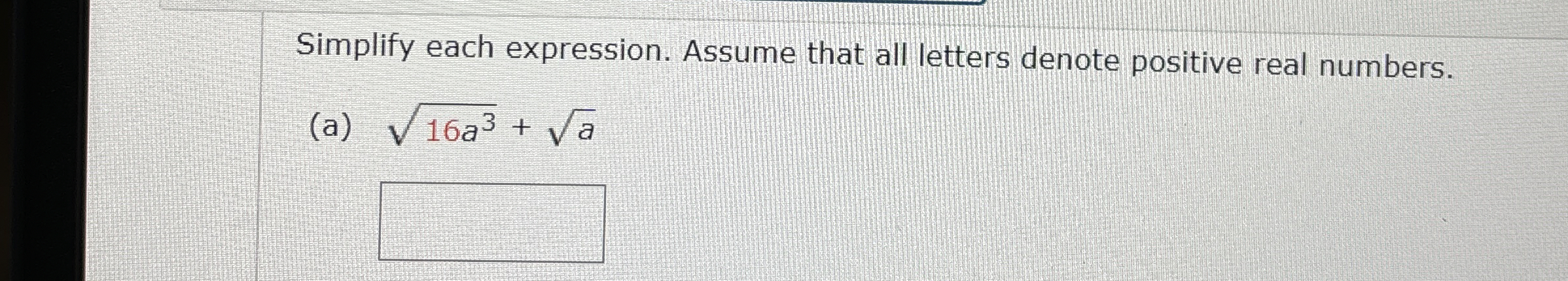 Solved Simplify each expression. Assume that all letters | Chegg.com