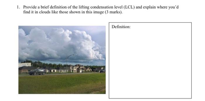 Solved 1. Provide a brief definition of the lifting | Chegg.com