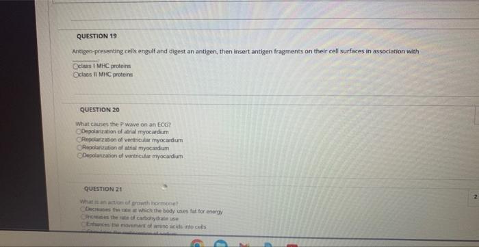 Solved Autigen-presenting cells engulf and digest an | Chegg.com