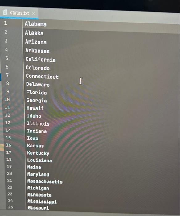 Solved 1 Assign The Variable Filevariable To Open