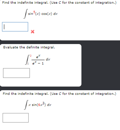 Solved Find the indefinite integral. (Use C for the constant | Chegg.com