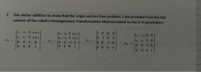 2. Use vector addition to show that the origin | Chegg.com
