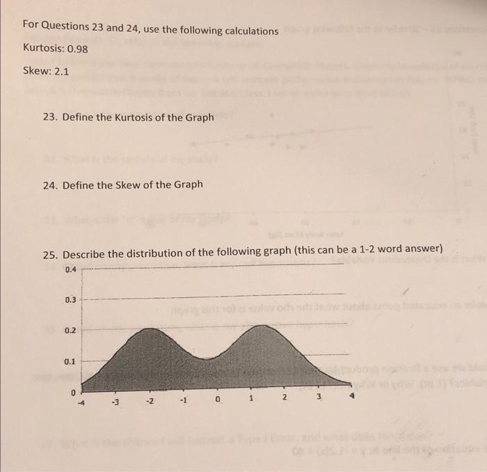 Solved For Questions 23 and 24 , use the following | Chegg.com