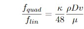 Solved we know the ratio of quadratic and linear drag is : | Chegg.com