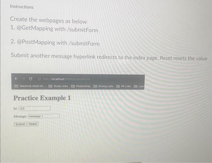Solved Instructions Create the webpages as below | Chegg.com