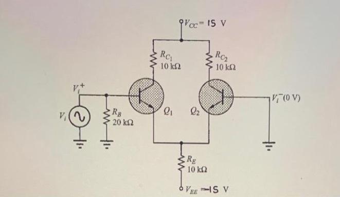 Solved find VC VB VE and IE AND re | Chegg.com