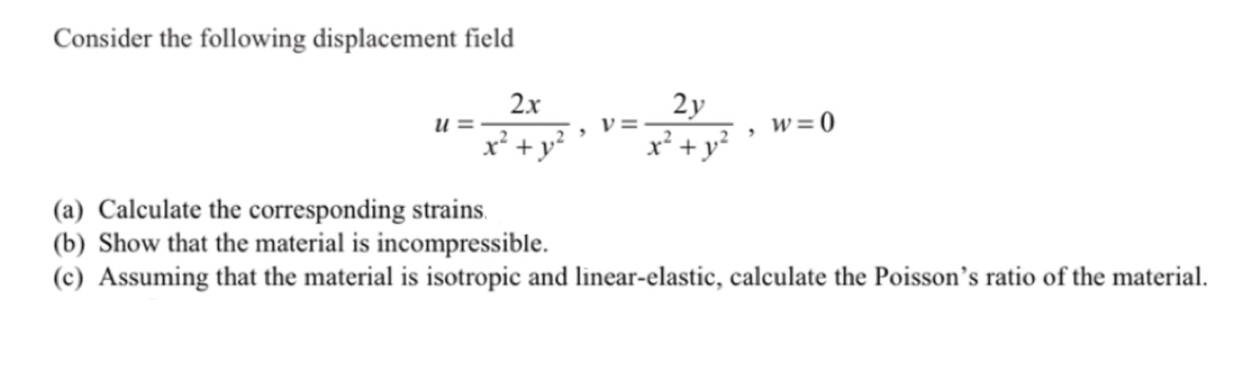 Solved Consider the following displacement | Chegg.com