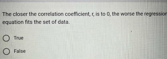 Solved For the graph below, the correlation coefficient | Chegg.com