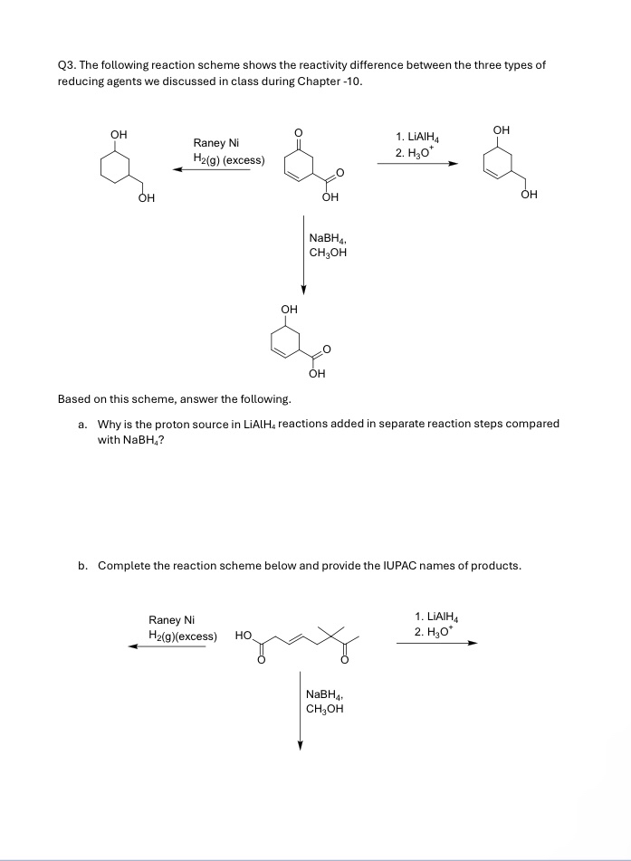 Solved Q3. ﻿The following reaction scheme shows the | Chegg.com