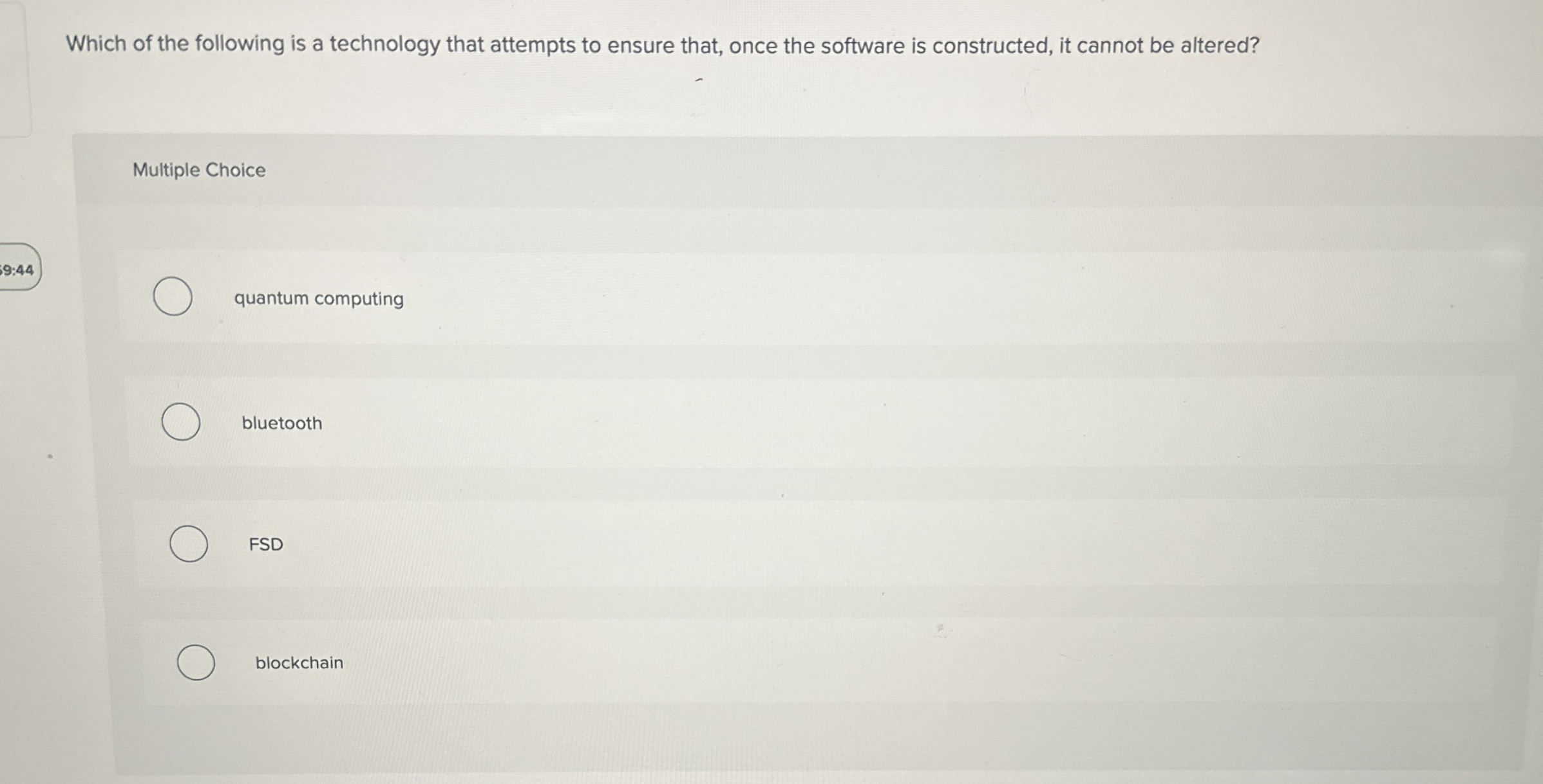 Solved Which of the following is a technology that attempts | Chegg.com