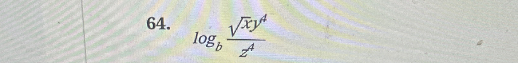 Solved logbx2y4z4use the properties of logarithms to expand | Chegg.com