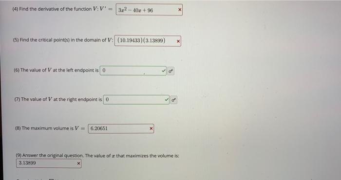 Solved Open-box Problem. An open-box (top open) is made from | Chegg.com