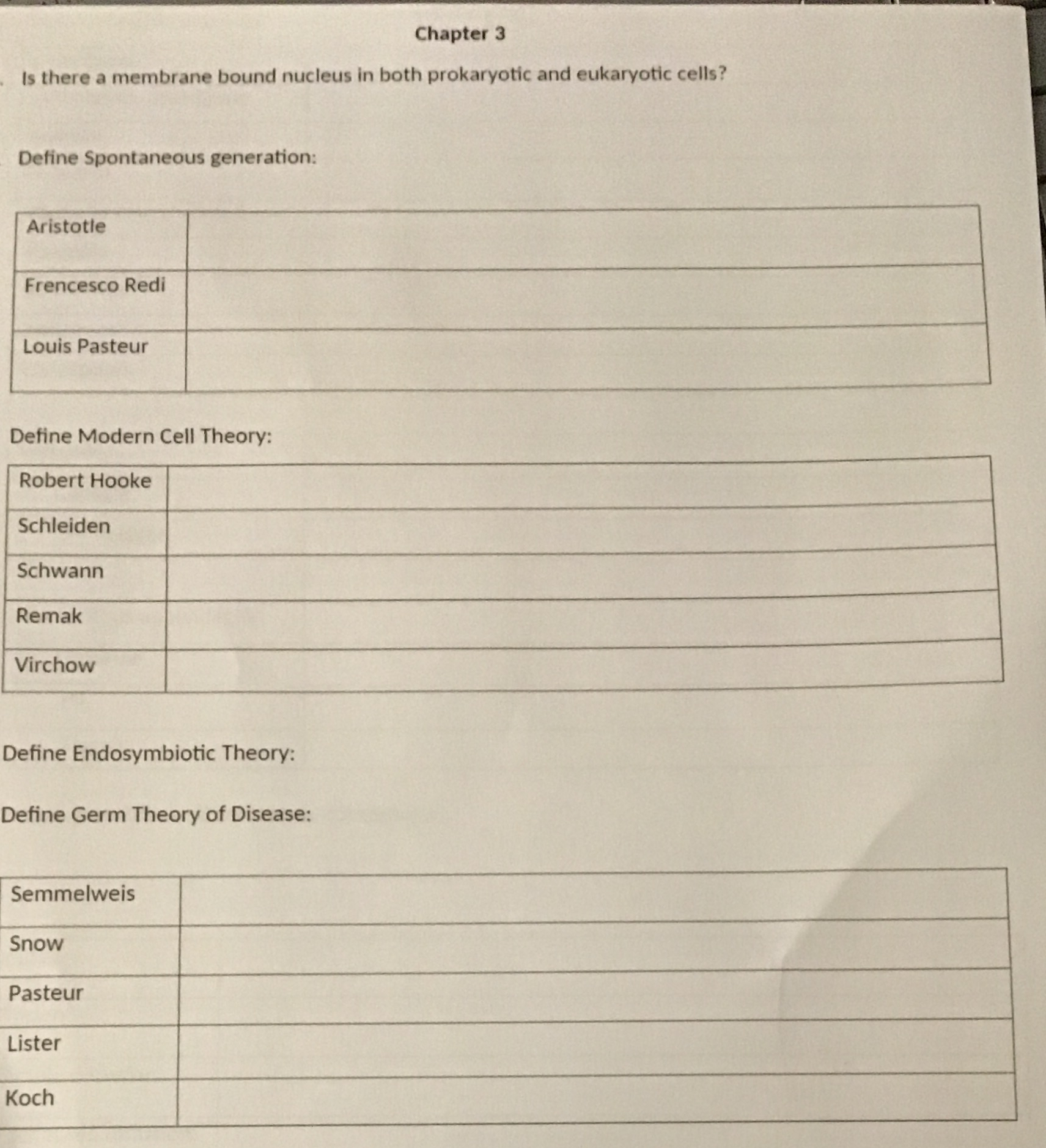 Solved Chapter 3Is there a membrane bound nucleus in both | Chegg.com