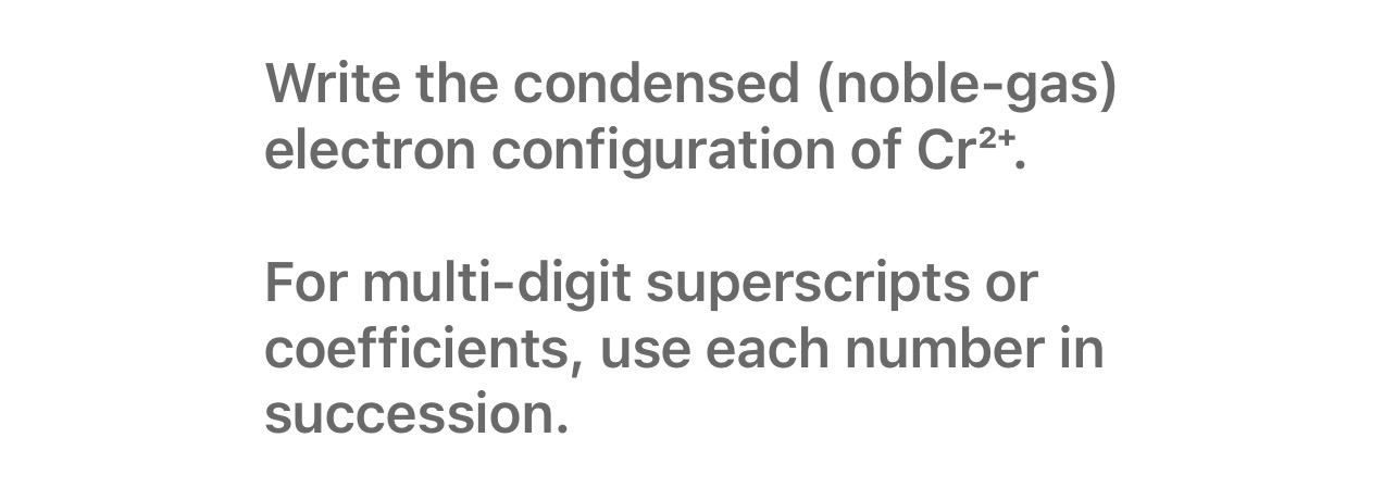 Solved Write the condensed (noble-gas) ﻿electron | Chegg.com
