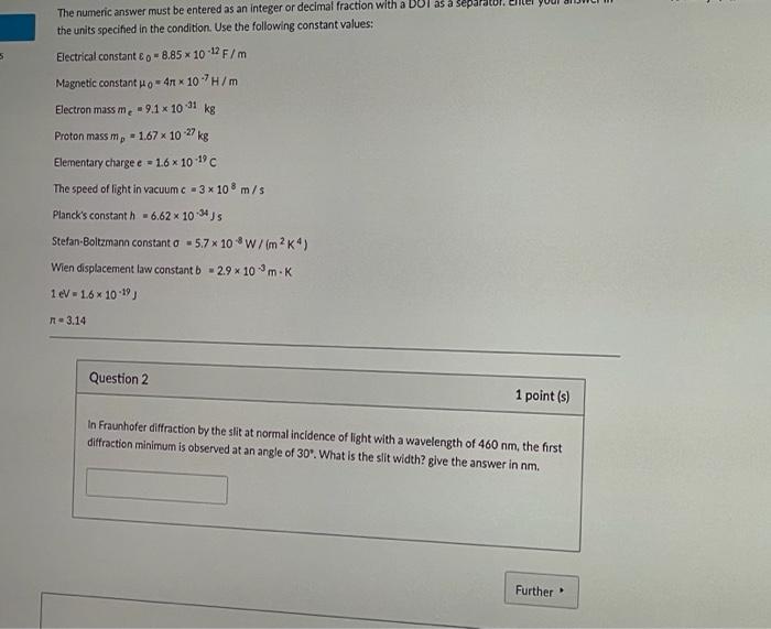 Solved 5 TX The numeric answer must be entered as an integer | Chegg.com