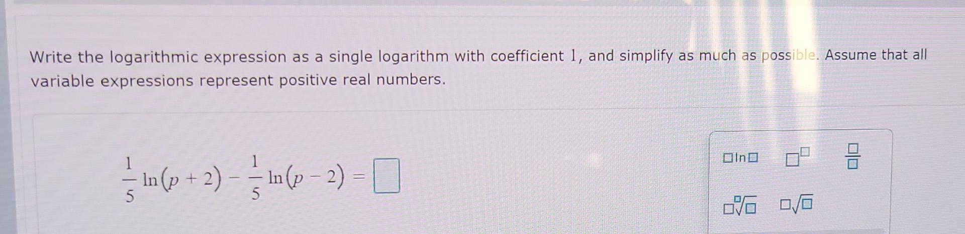 Solved Write the logarithmic expression as a single | Chegg.com