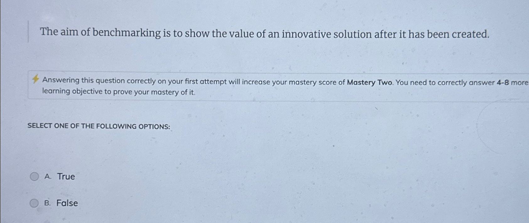 Solved The aim of benchmarking is to show the value of an | Chegg.com