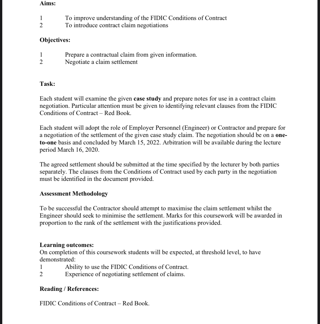 Solved •Contract Case Study NegotiationCASE HISTORY UWI | Chegg.com