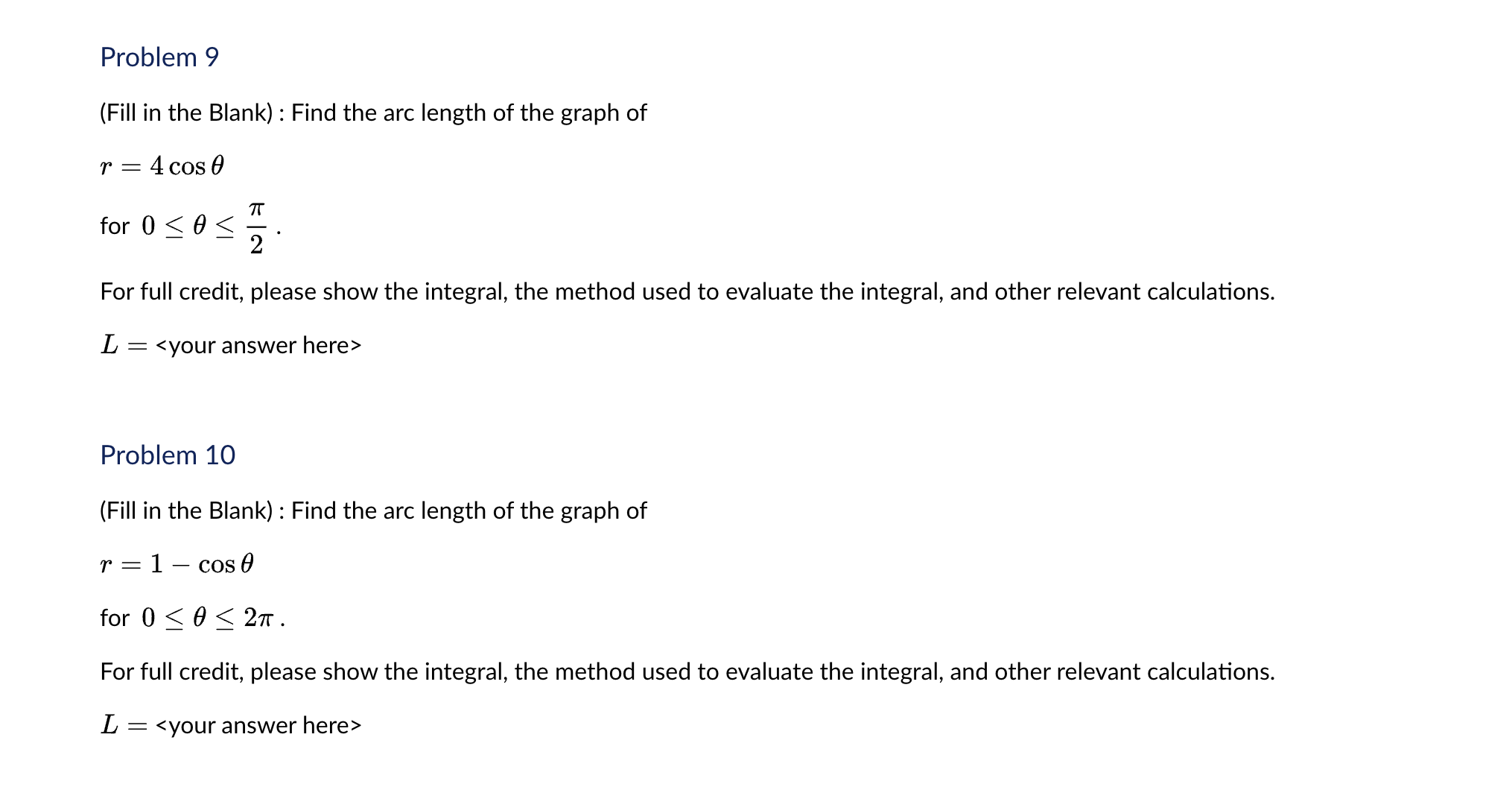Solved Need help with problems 9 ﻿and 10 | Chegg.com