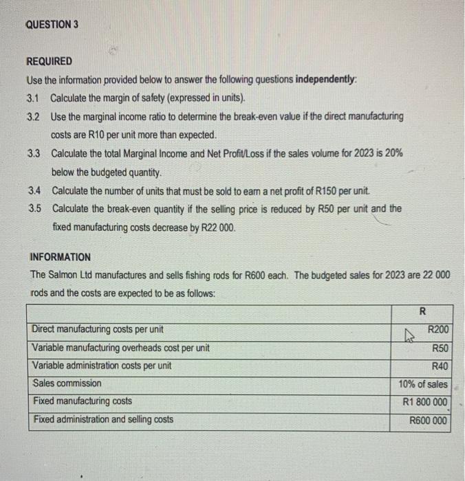 Solved REQUIREDUse the information provided below to answer | Chegg.com