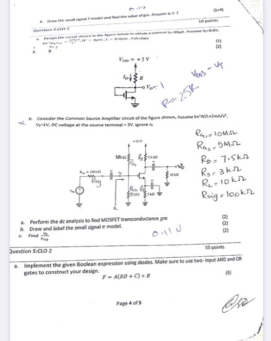 Solved Design a biasing scheme for Bת amplifier using | Chegg.com