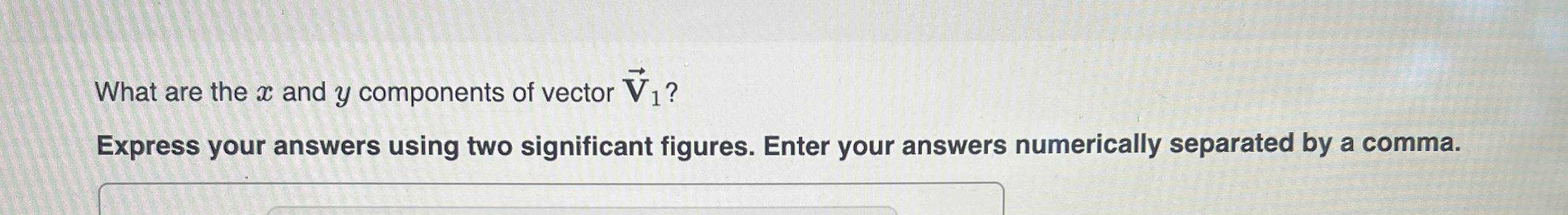 Solved Vector vec(V)1 ﻿is 6.6 ﻿units long and points along | Chegg.com