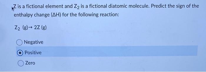 Solved Z is a fictional element and Z2 is a fictional | Chegg.com Solved Z is a fictional element and Z2 is a fictional | Chegg.com