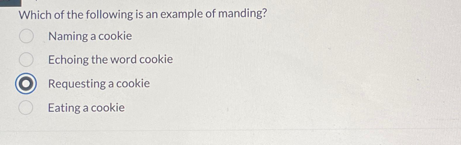 Solved Which of the following is an example of | Chegg.com