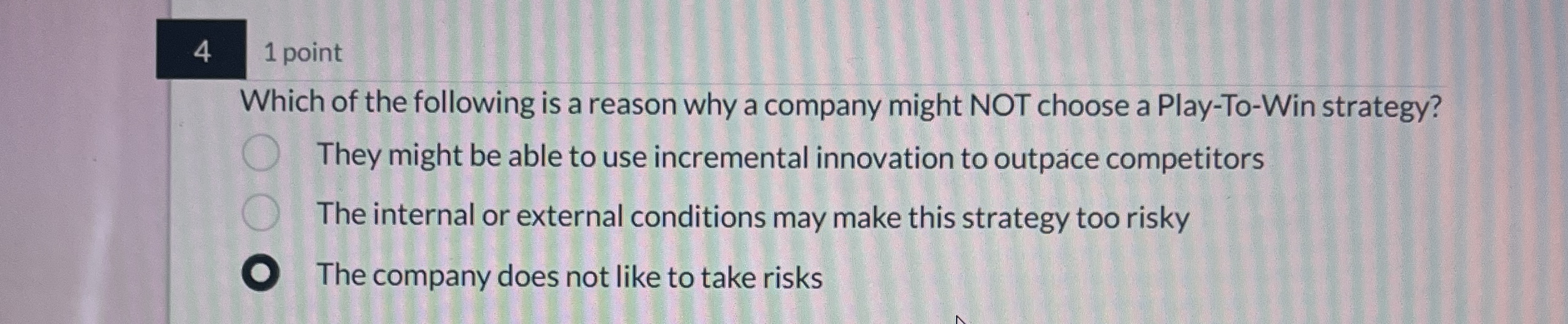 Solved 41 ﻿pointWhich of the following is a reason why a | Chegg.com