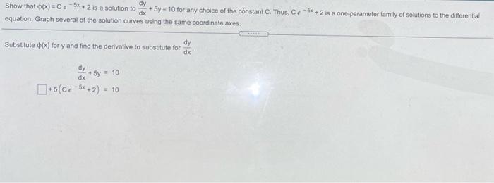 Solved Determine Whether The Given Function Is A Solution To 6055