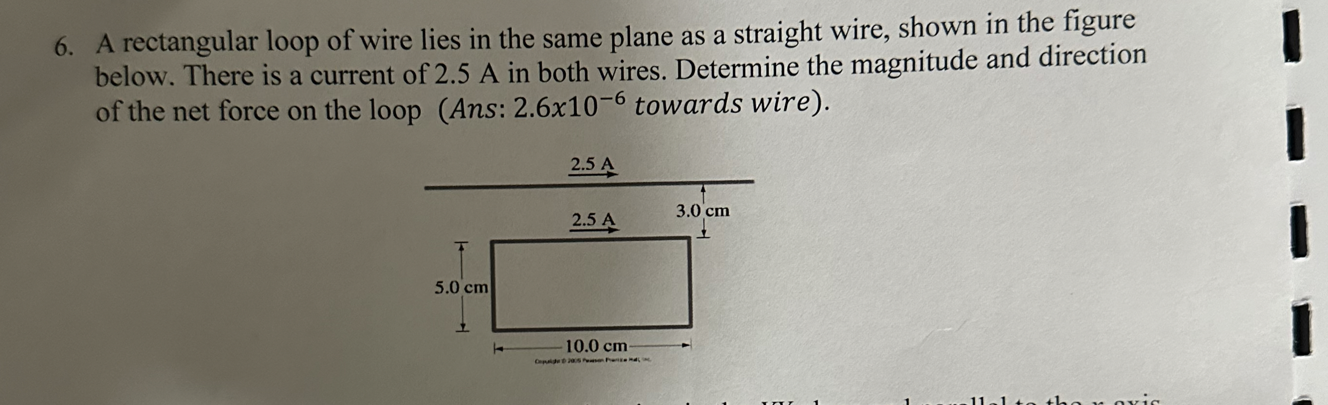 Solved Two long straight wires pierce the plane of thepaper | Chegg.com