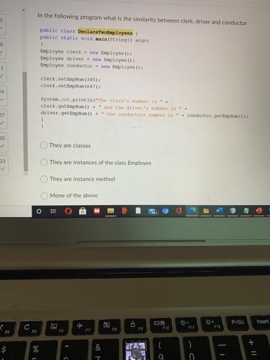 Solved Question 19 (4 points) In the following program what | Chegg.com