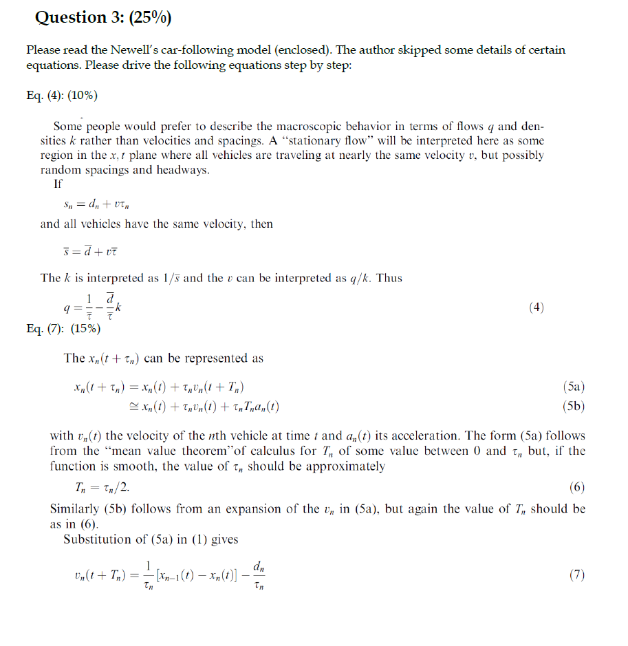 Solved Question 3: (25%)Please read the Newell's | Chegg.com