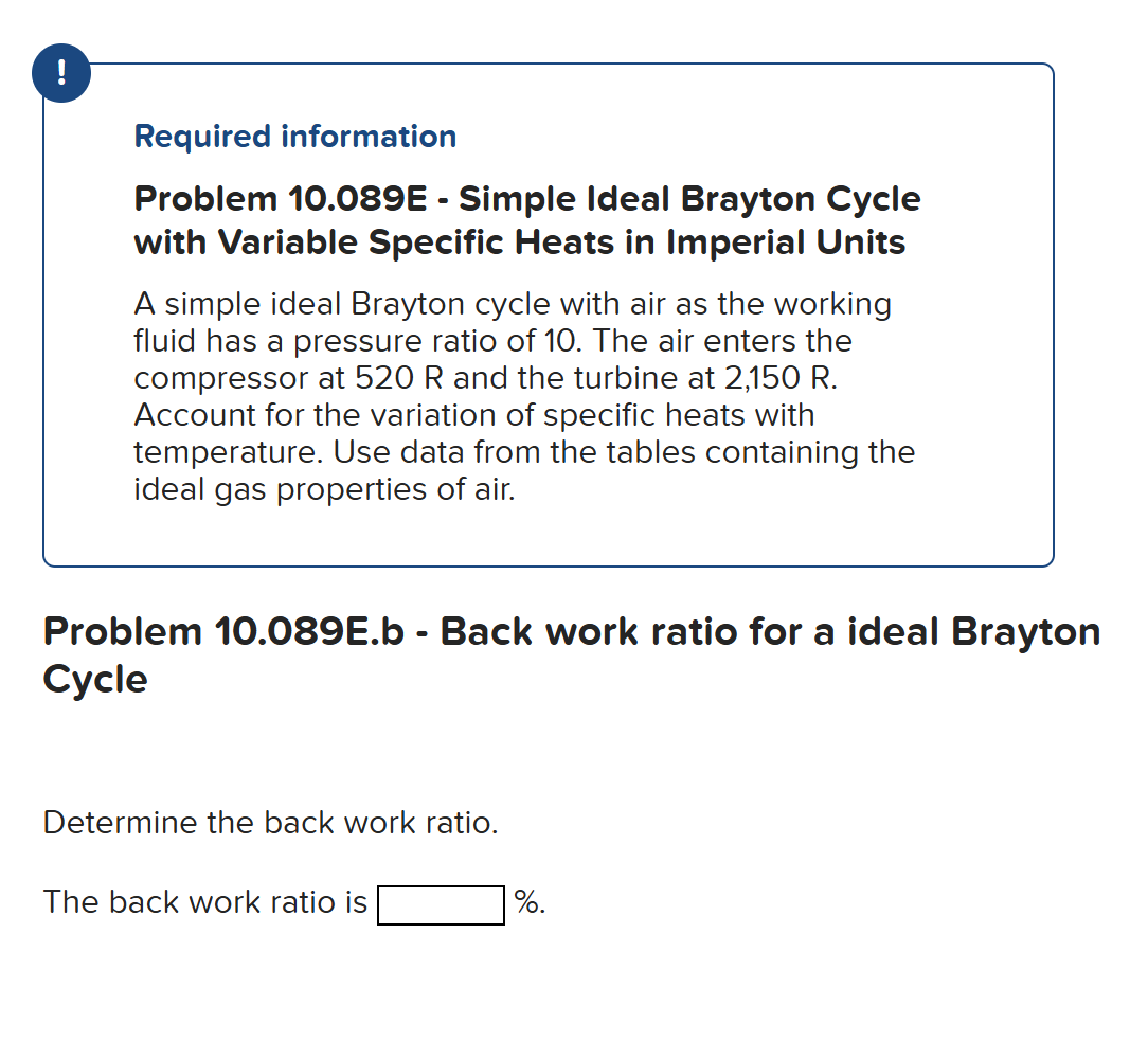 Solved Required informationProblem 10.089E - ﻿Simple Ideal | Chegg.com