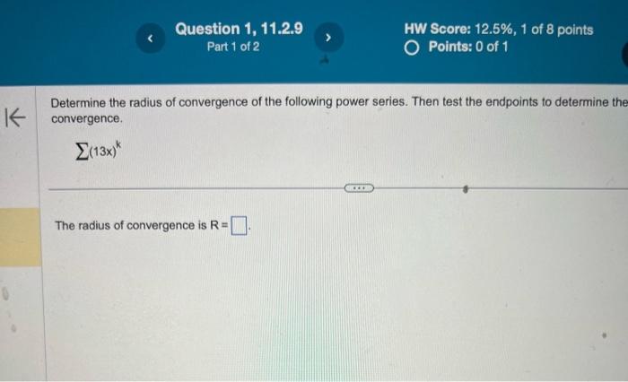Solved Determine the radius of convergence of the following | Chegg.com