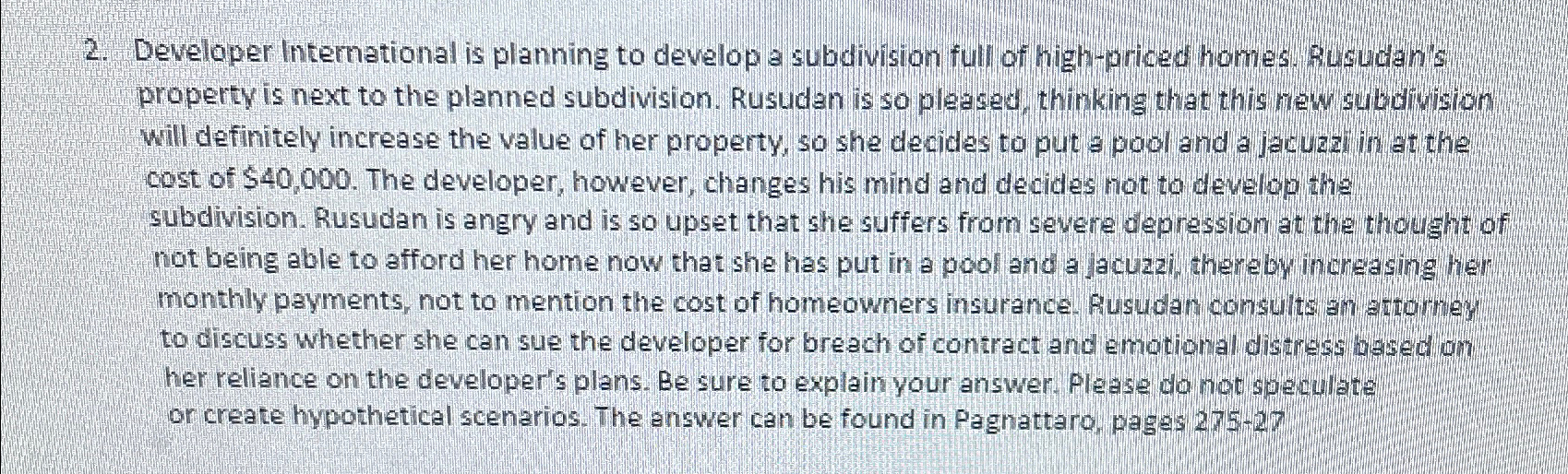 Solved Developer Intemational is planning to develop a | Chegg.com