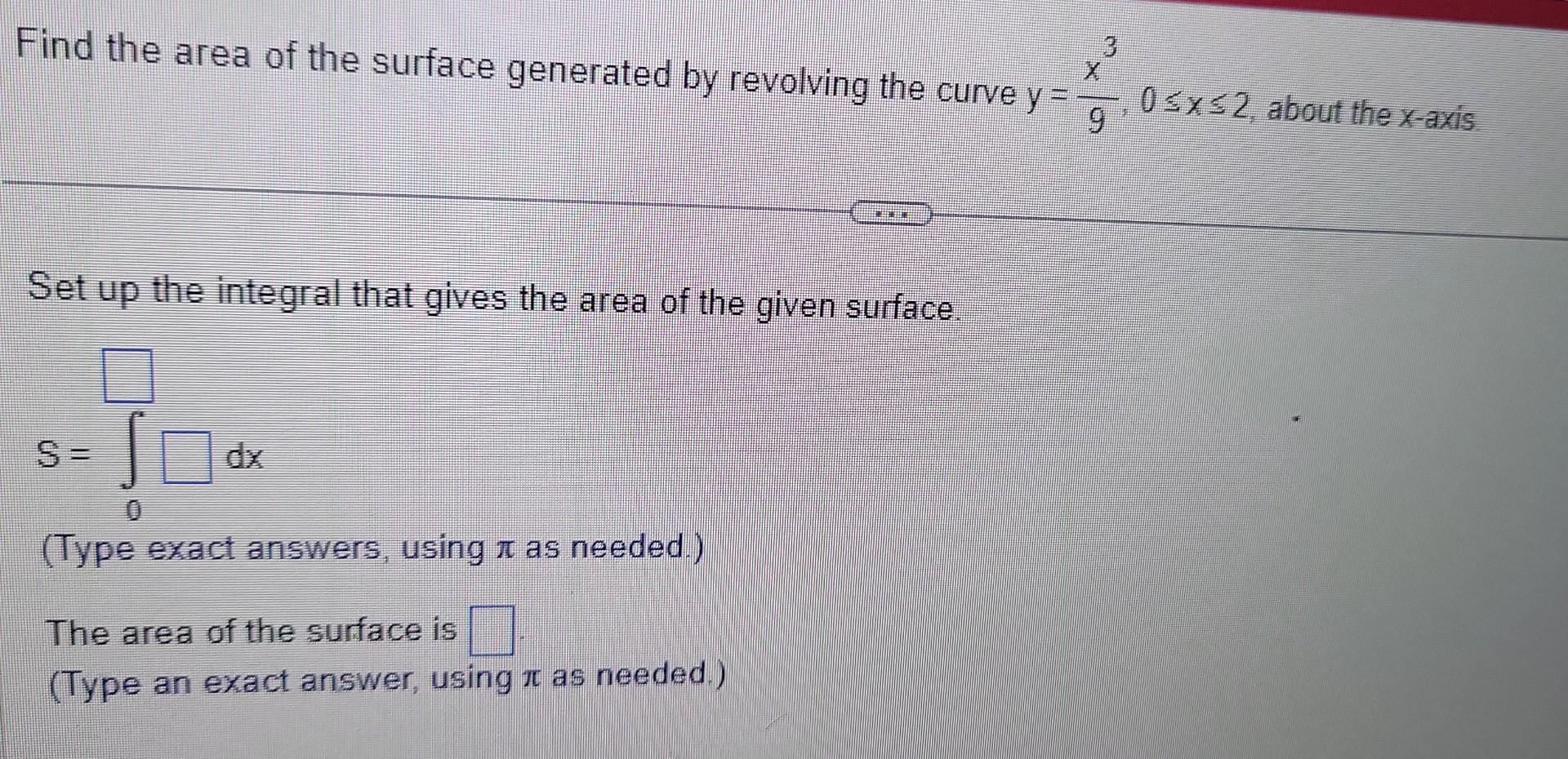 Solved a. Set up an integral for the length of the curve. b. | Chegg.com