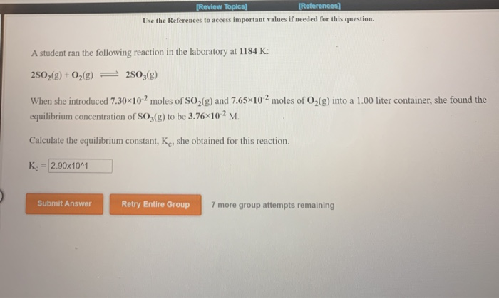 Solved [Review Topics] [References] Use the References to | Chegg.com