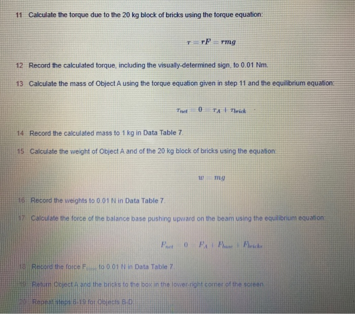 Solved Data Experiment 2 Exercise 2 Data Table 1 Data
