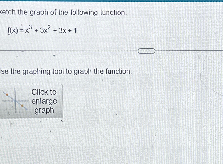 Solved retch the graph of the following | Chegg.com