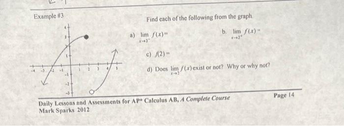 Solved Example H3 Find each of the following from the graph. | Chegg.com