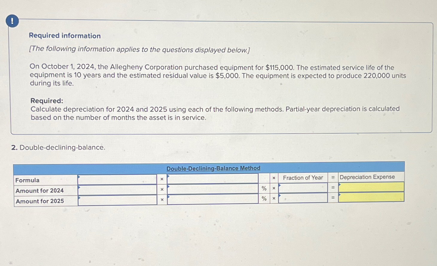 Solved !Required information[The following information | Chegg.com