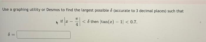 Solved Use a graphing utility or Desmos to find the largest | Chegg.com