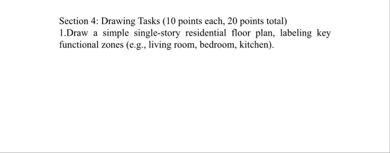Section 4: Drawing Tasks ( 10 ﻿points each, 20 | Chegg.com