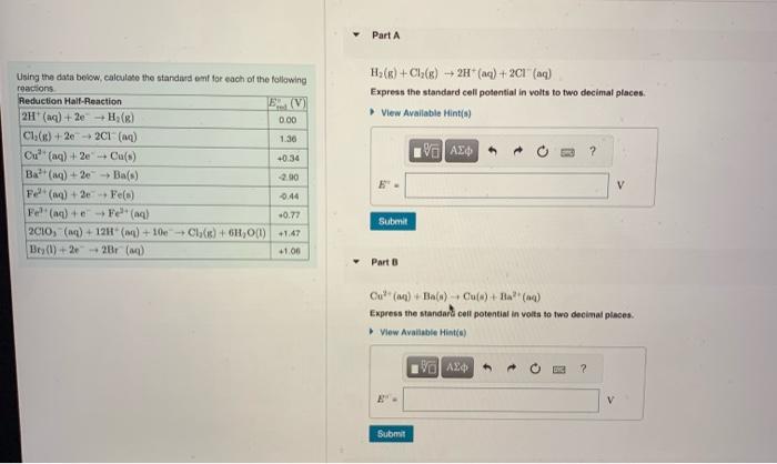 Solved Using the data below, calculate the standard ent for | Chegg.com