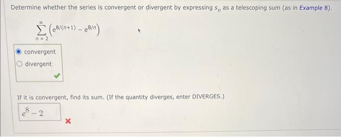 Solved Determine if the series is convergent or divergent. | Chegg.com
