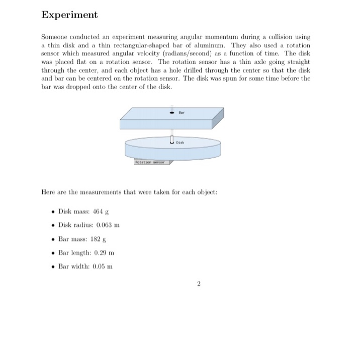 Solved Experiment Someone Conducted An Experiment Measuri