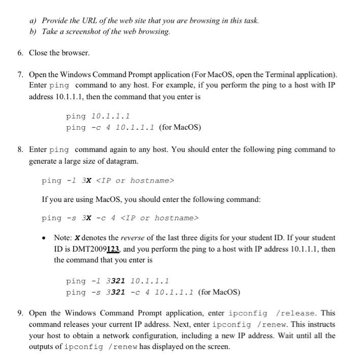 Solved Task 2. Hypertext Transfer Protocol (HTTP) The | Chegg.com