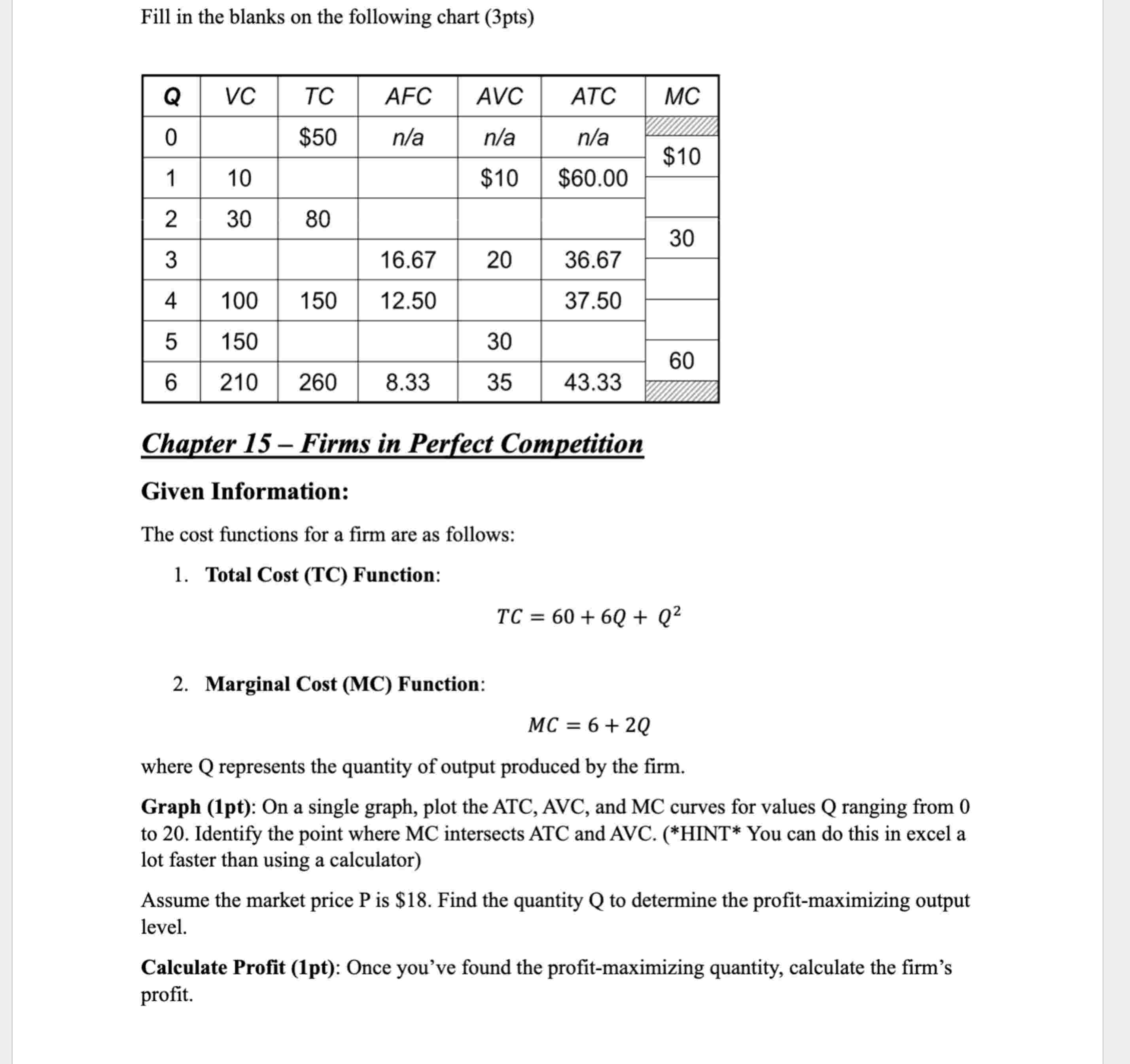 Solved Fill in the blanks on the following chart | Chegg.com